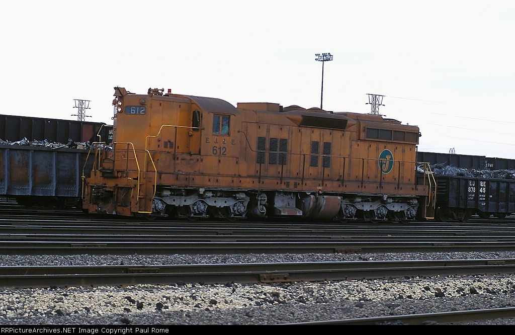 EJ&E 612 working at Kirk Yard